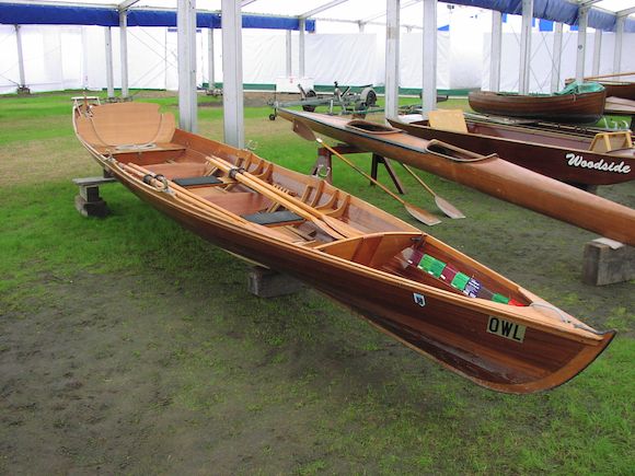 Bonhams : Owl A modern double skiff