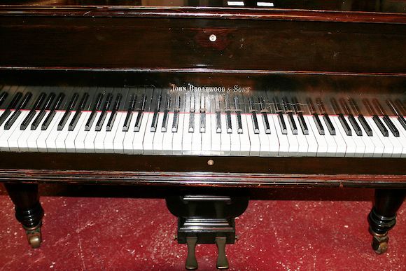 Bonhams : A John Broadwood and Sons Boudoir, Barless mahogany piano