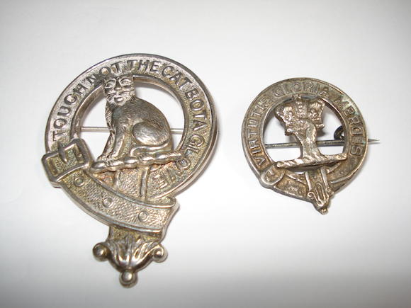 Bonhams Two Clan Badges