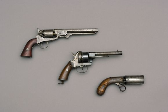 Bonhams : A Six-Shot Percussion Pepperbox Revolver