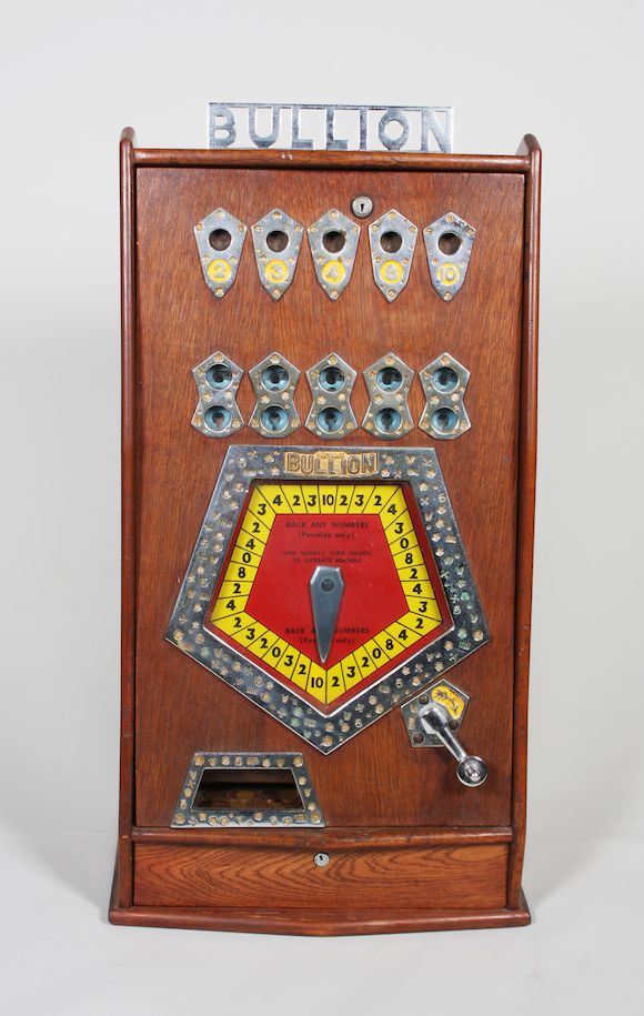 Bonhams : A good Bryan's 'Bullion' slot machine, circa 1963,
