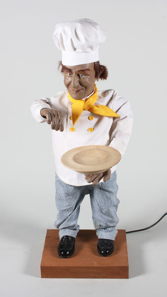 Bonhams : A 20th century automaton figure of chef