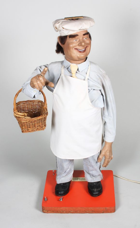 Bonhams : A 20th century automaton model of a baker