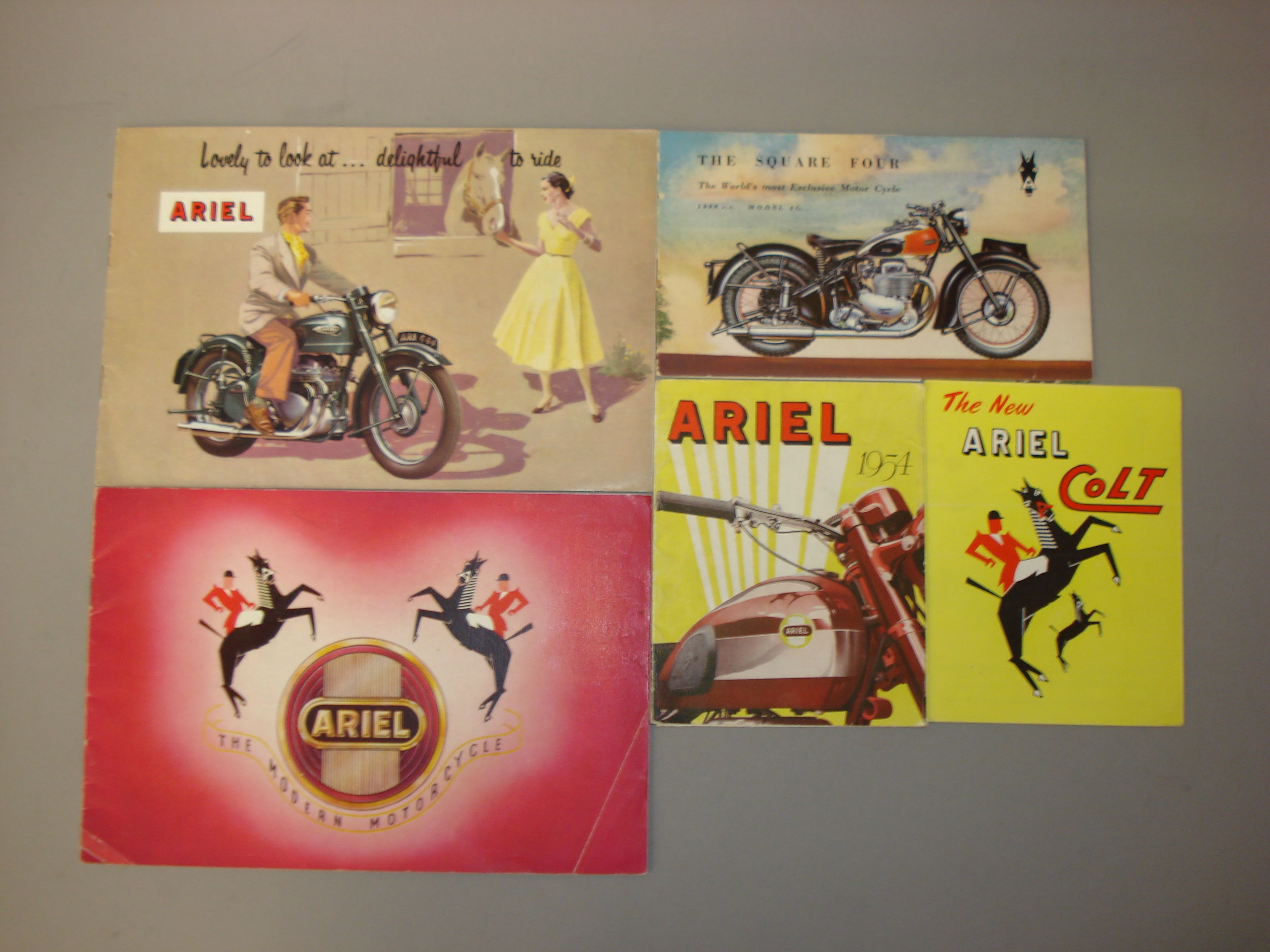 Bonhams Cars : Ariel range brochures dating from the 1950s,