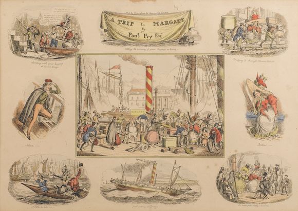 Bonhams : After William Heath (British 1795-1840) A Trip to Margate by ...