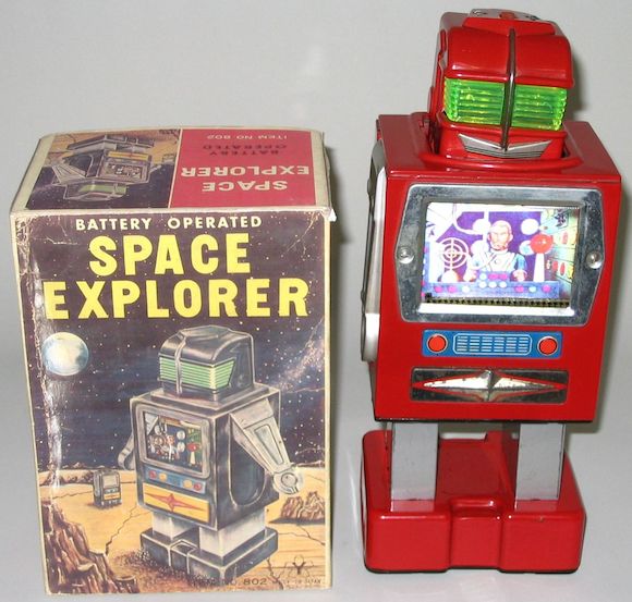 Bonhams : Yonesawa battery operated Space Explorer robot