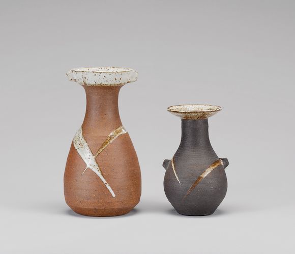 Bonhams : Janet Leach a small Vase, circa 1980 Height 16.5cm (6 1/2in.)
