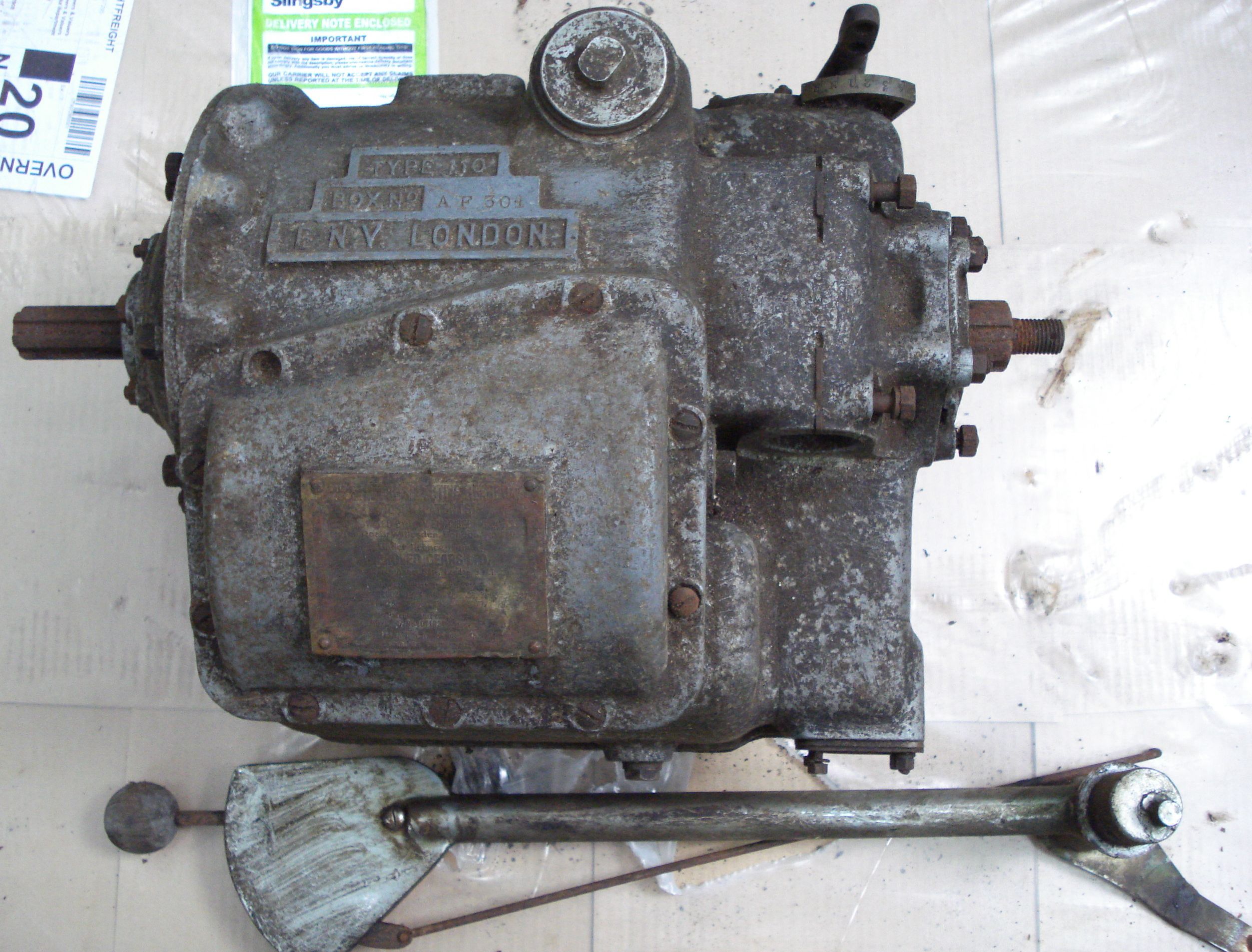 Bonhams Cars : An ENV 110 Pre Selelector gearbox,