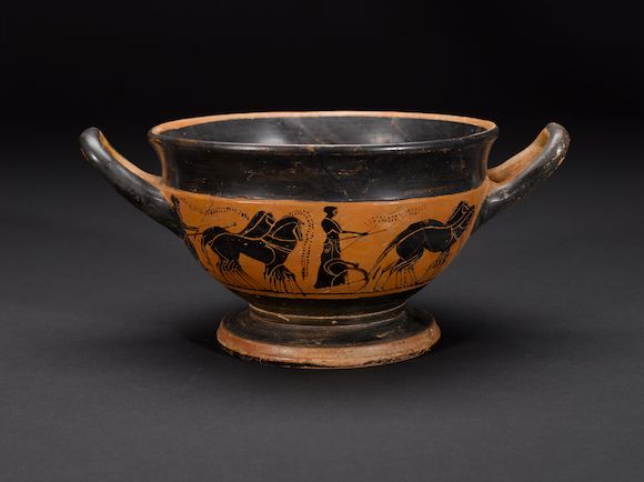 Bonhams : An Attic black-figure stemless kylix