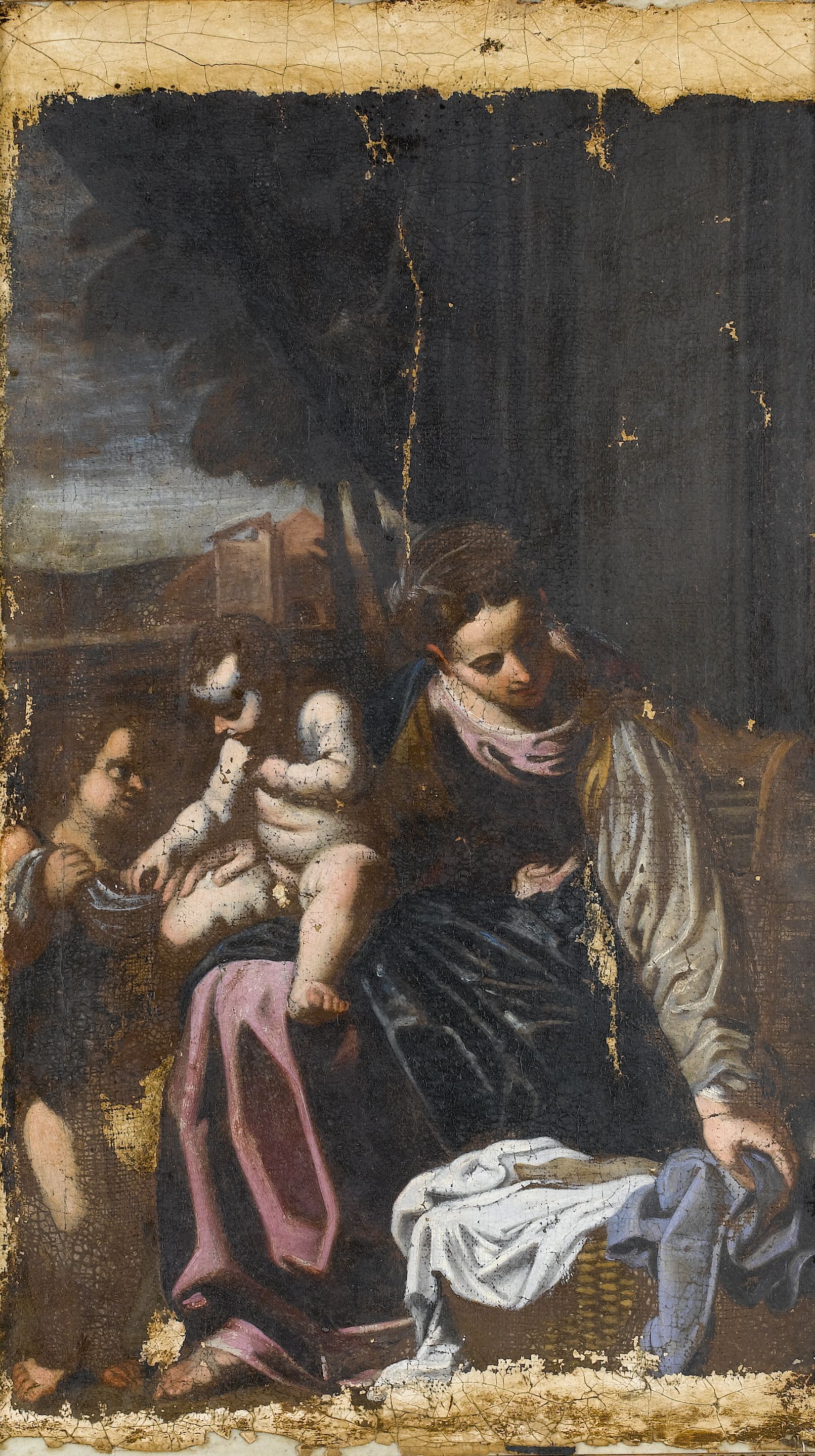 Circle Of: Francesco Cozza, Italian (1605-1682) Oil on Canvas ...