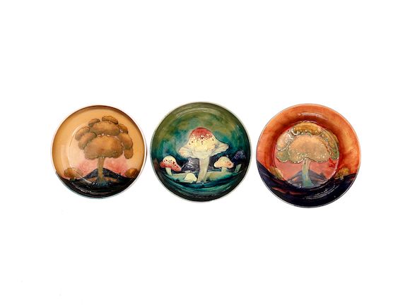 Bonhams : A William Moorcroft 'Eventide' Pattern Footed Bowl ARTIST ...