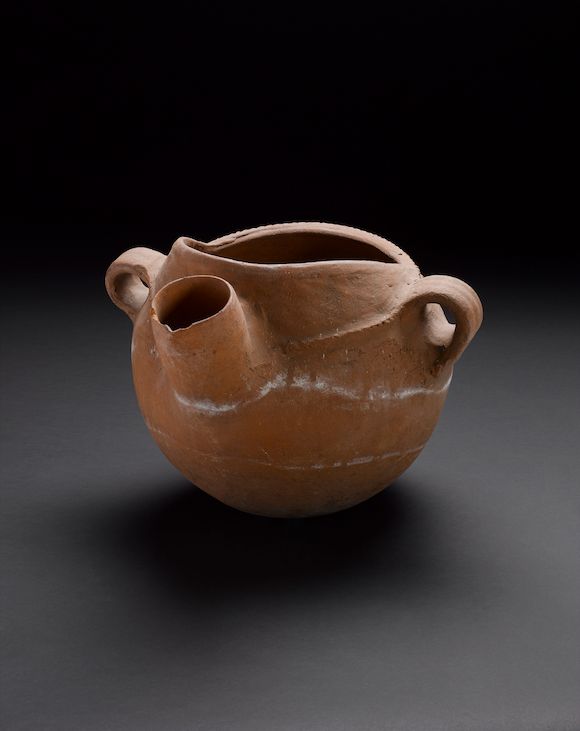 Bonhams : A large Proto-Cypriot pottery vessel