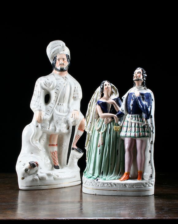 Bonhams : A Staffordshire group of Giulia Grisi as 'Lucrezia' and ...