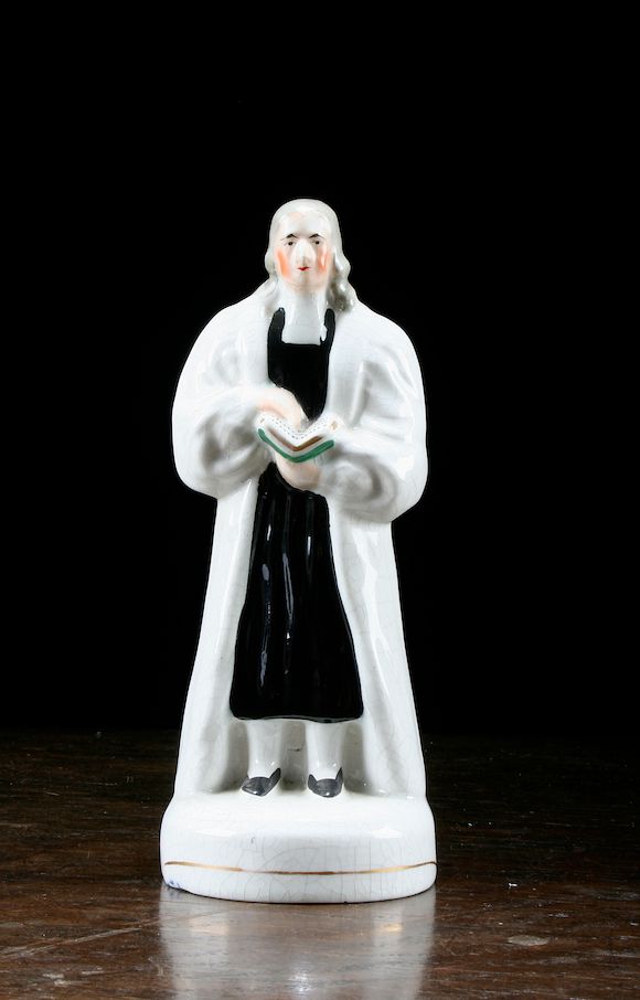 Bonhams : A Staffordshire figure of John Wesley, circa 1870