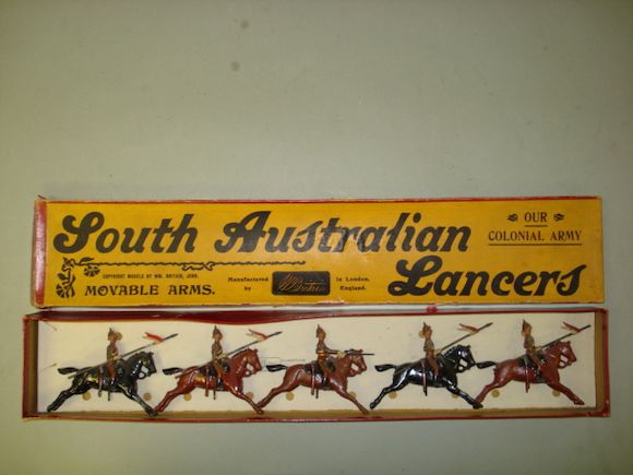 Bonhams : Britains set 49, South Australian Lancers 5