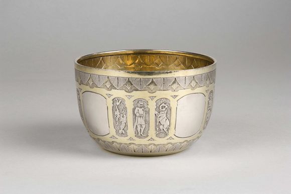 Bonhams : A Victorian gilded tumbler cup C.E, London 1881,