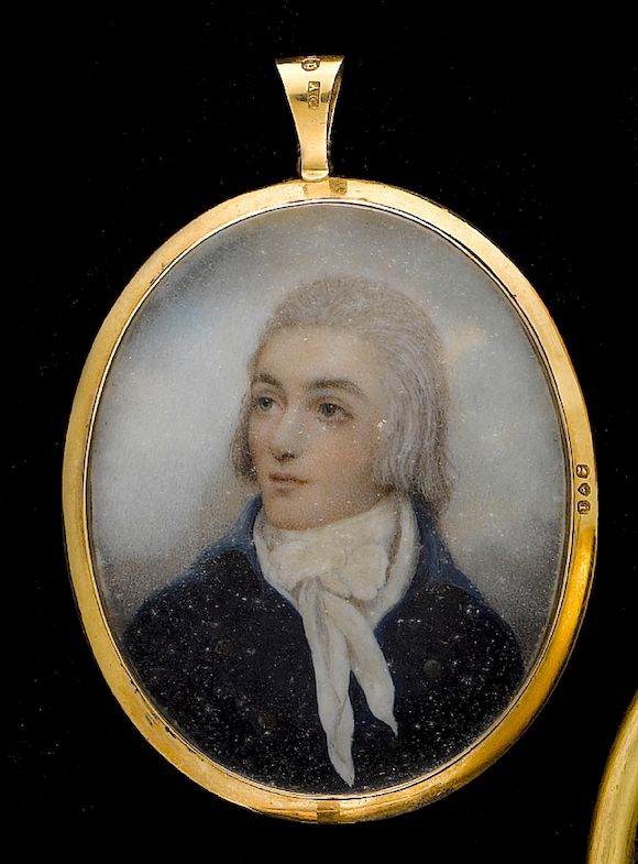 Bonhams : Nathaniel Plimer (British, 1751-1822) A Gentleman, wearing ...