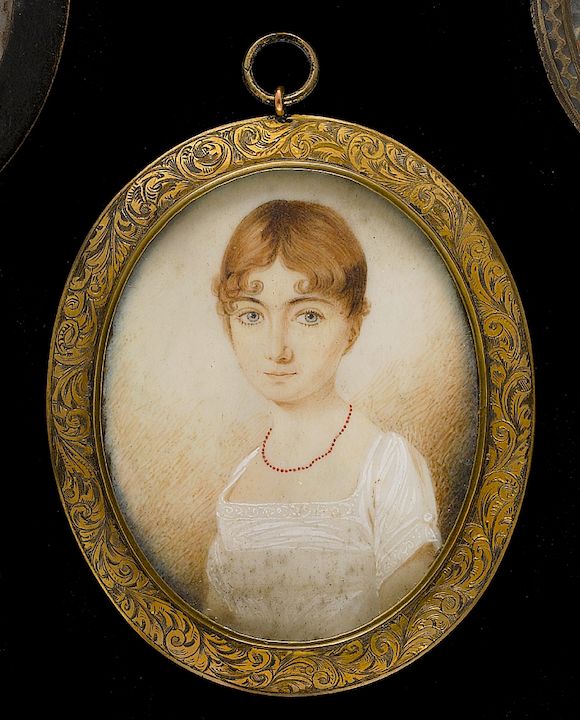 Bonhams : William Gwynn (active 1807-1817) Miss Dawes as a child ...