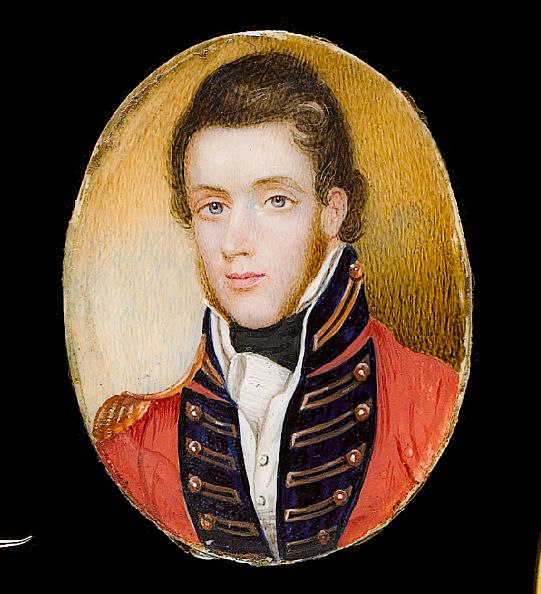 Bonhams : English School, circa 1830 An Officer of a Royal Regiment ...