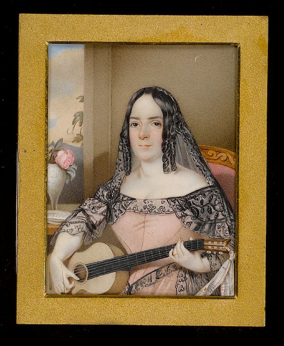 Bonhams : Charles Foot Tayler (British, active 1818-1853) A Lady ...