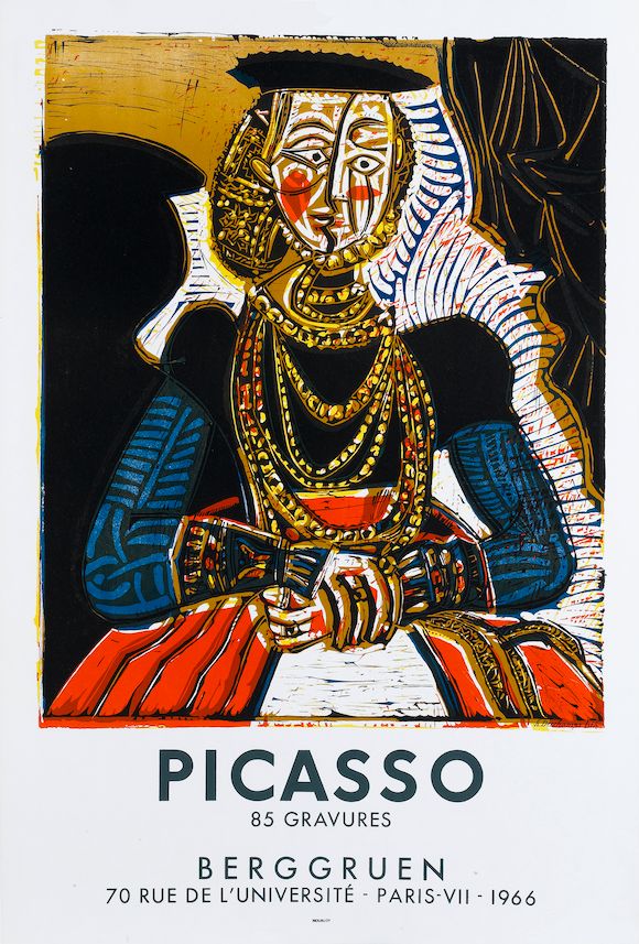 Bonhams : After Pablo Picasso Picasso - 85 Gravures Lithographic poster ...