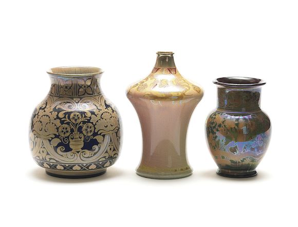 Bonhams : Gordon Forsyth for Pilkington Royal Lancastrian A lustre vase ...