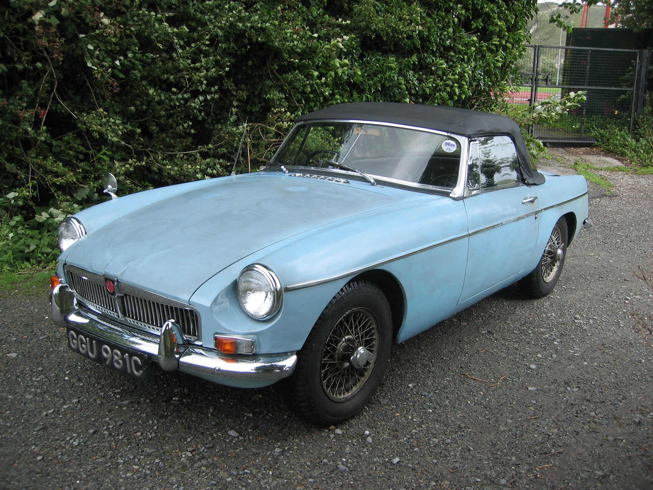 Bonhams Cars : 1965 MG B Roadster Chassis no. GHN3-65825 Engine no ...