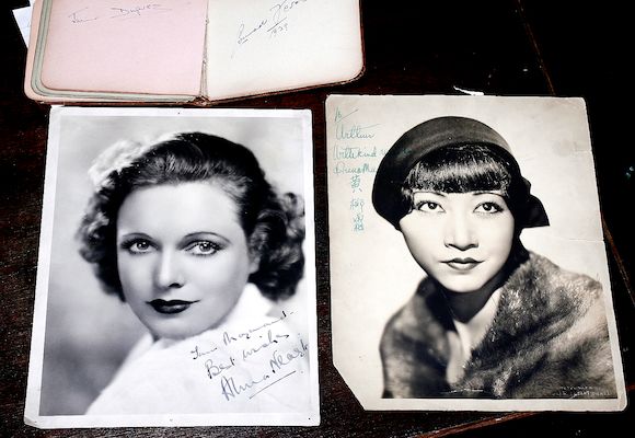 Bonhams : A large signed studio photograph of Anna Neagle together with ...