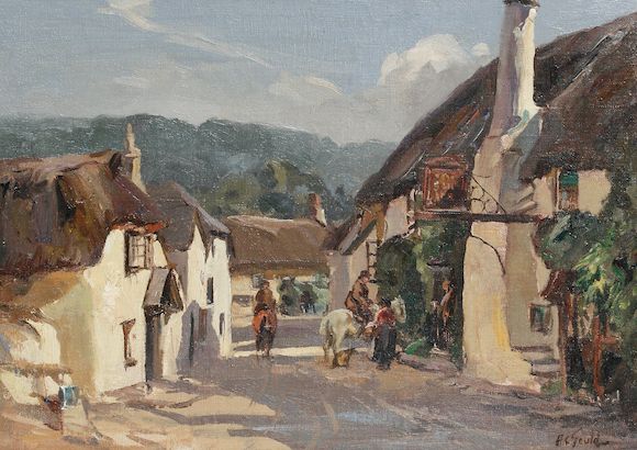 Bonhams : Alexander Carruthers Gould (British, 1870-1948) The Ship Inn ...