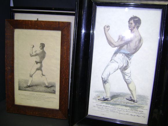 Bonhams : Hendey Pearce and John Langan boxing pictures