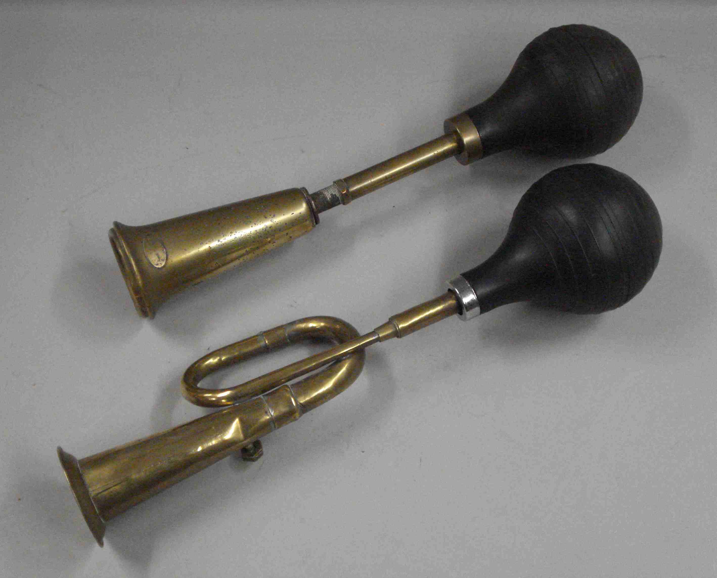 Bonhams Cars : Two bulb horns,
