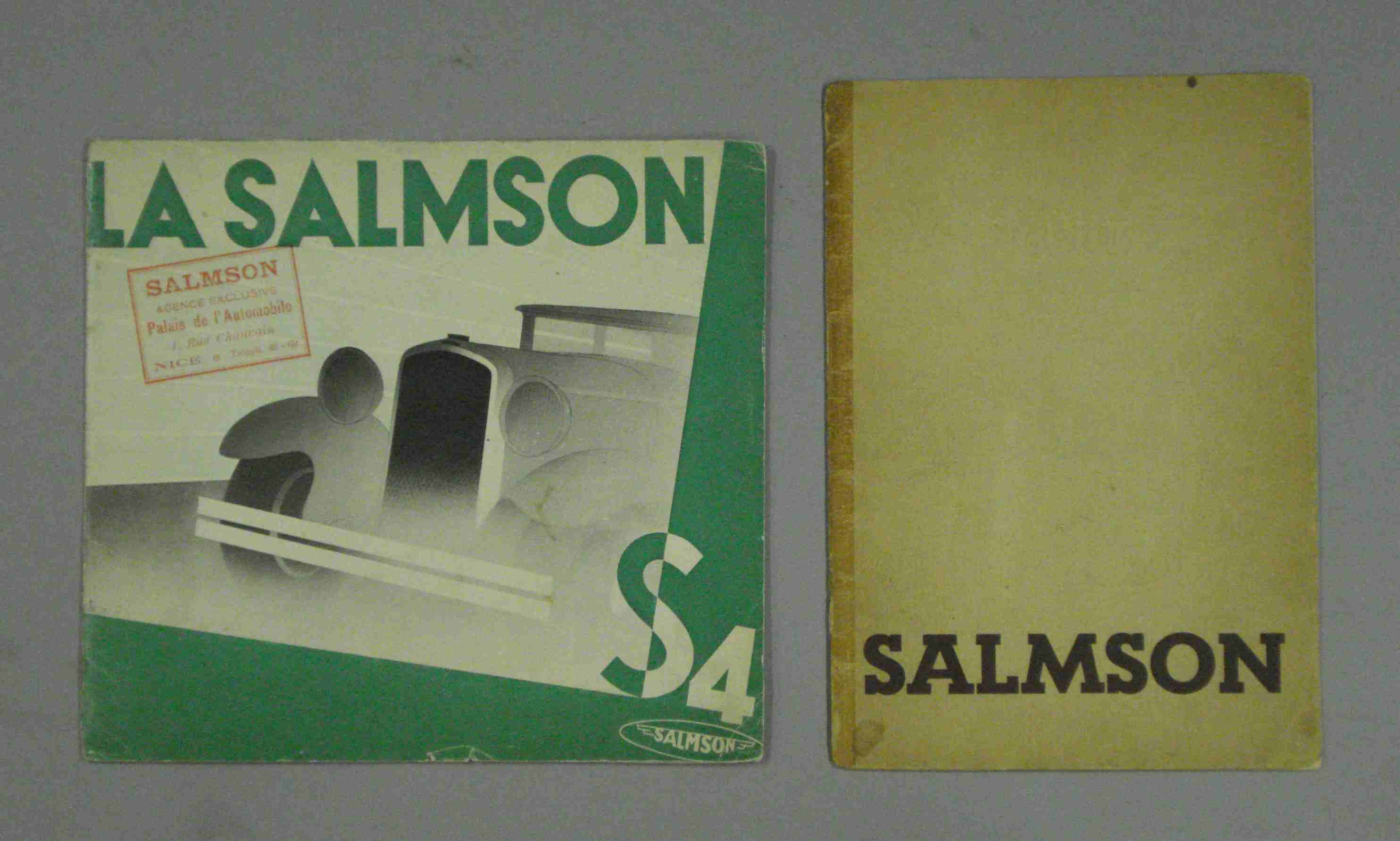 Bonhams Cars : Two Salmson sales brochures, 1930s,