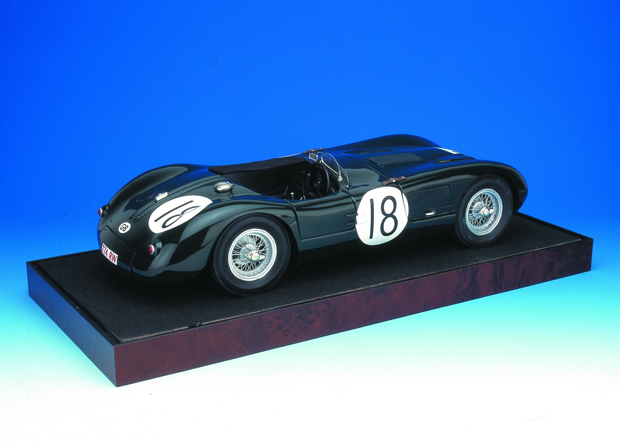 Bonhams Cars : A scratch built Javan Smith 1:8 scale Jaguar C Type model,