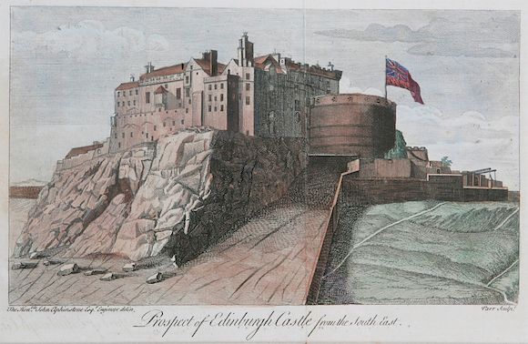 Bonhams : EDINBURGH ELPHINSTONE (JOHN) Prospect of Edinburgh Castle ...