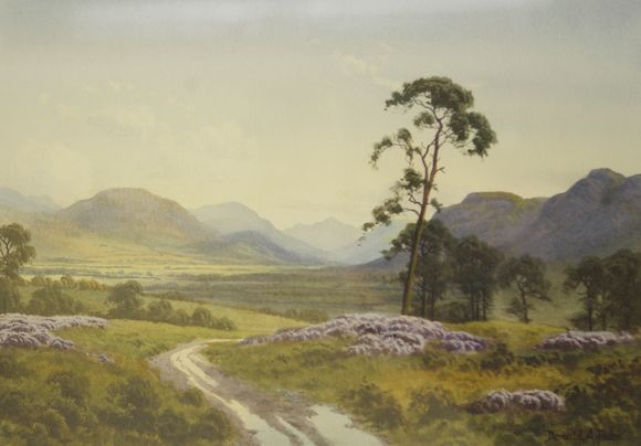 Bonhams : Donald A. Paton (British, 1879-1949) 'The Grampians (from ...
