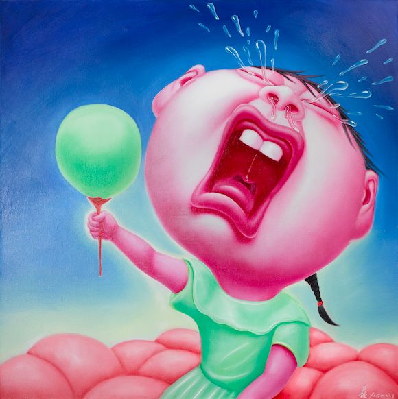 Bonhams : Yin Jun (Chinese, born 1974) 'Crying', 2007