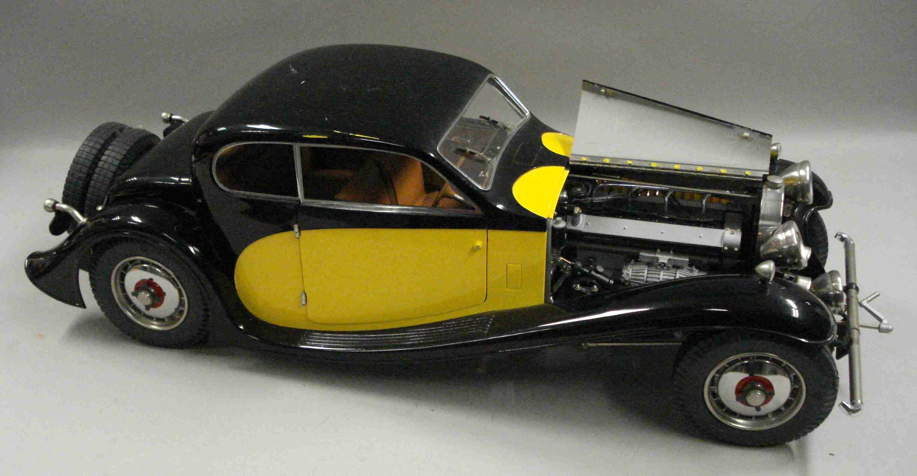 Bonhams Cars : A Pocher model of a Bugatti touring car,
