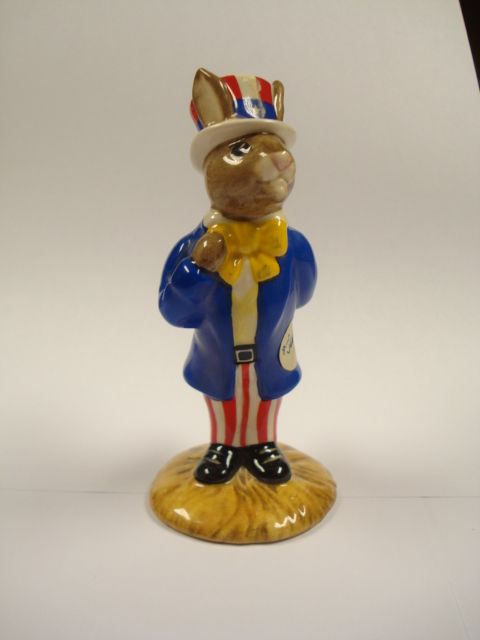 Bonhams : Doulton Burlsem 'Uncle Sam Bunnykins' A prototype colour ...