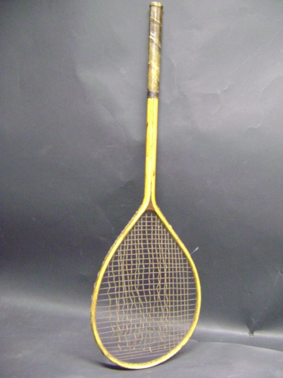 Bonhams : Early Badminton racquet - Sialkot, Punjab
