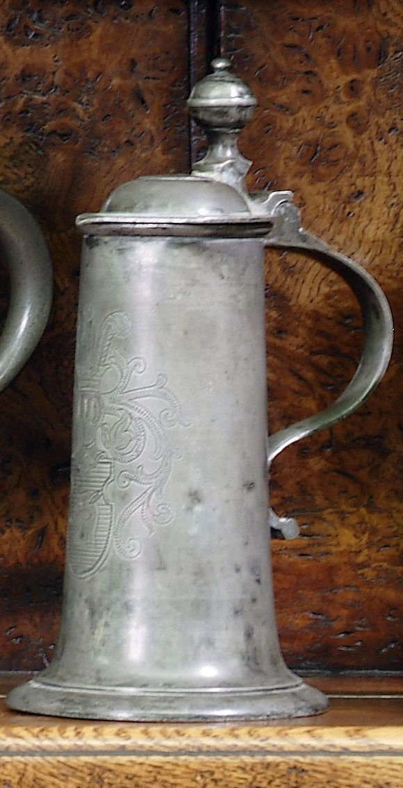 Bonhams : A small 18th Century style German flagon, probably Strasbourg