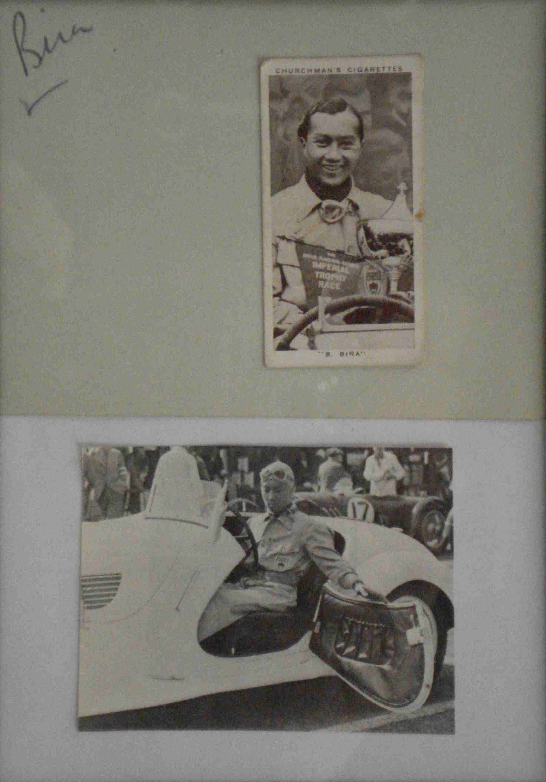 Bonhams Cars : The signature of Prince Bira,