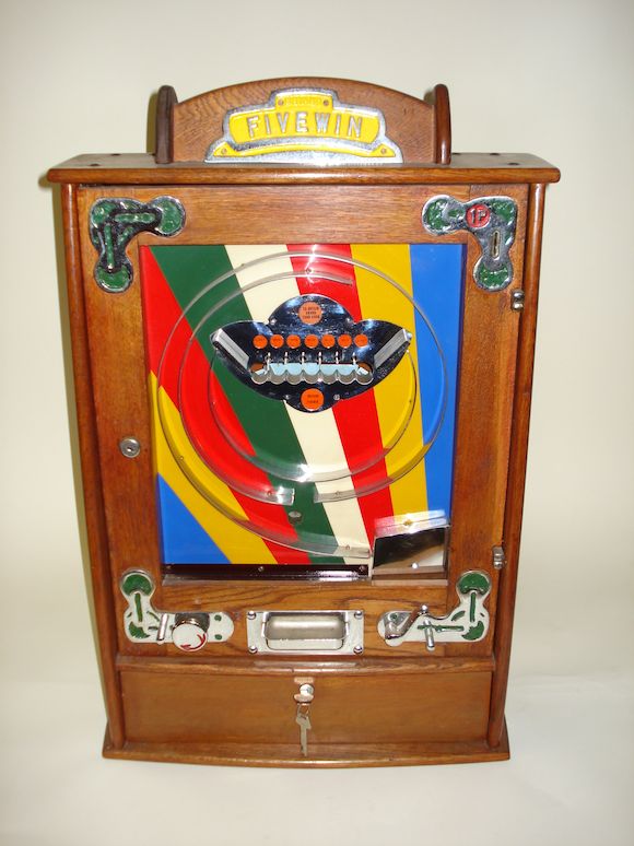 Bonhams : A Bryan's 'Fivewin' wall machine, circa 1955,