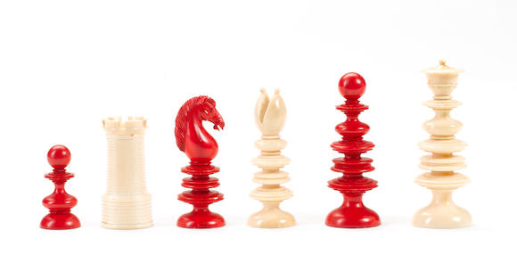Bonhams An Ivory Chess Set England Circa 1860
