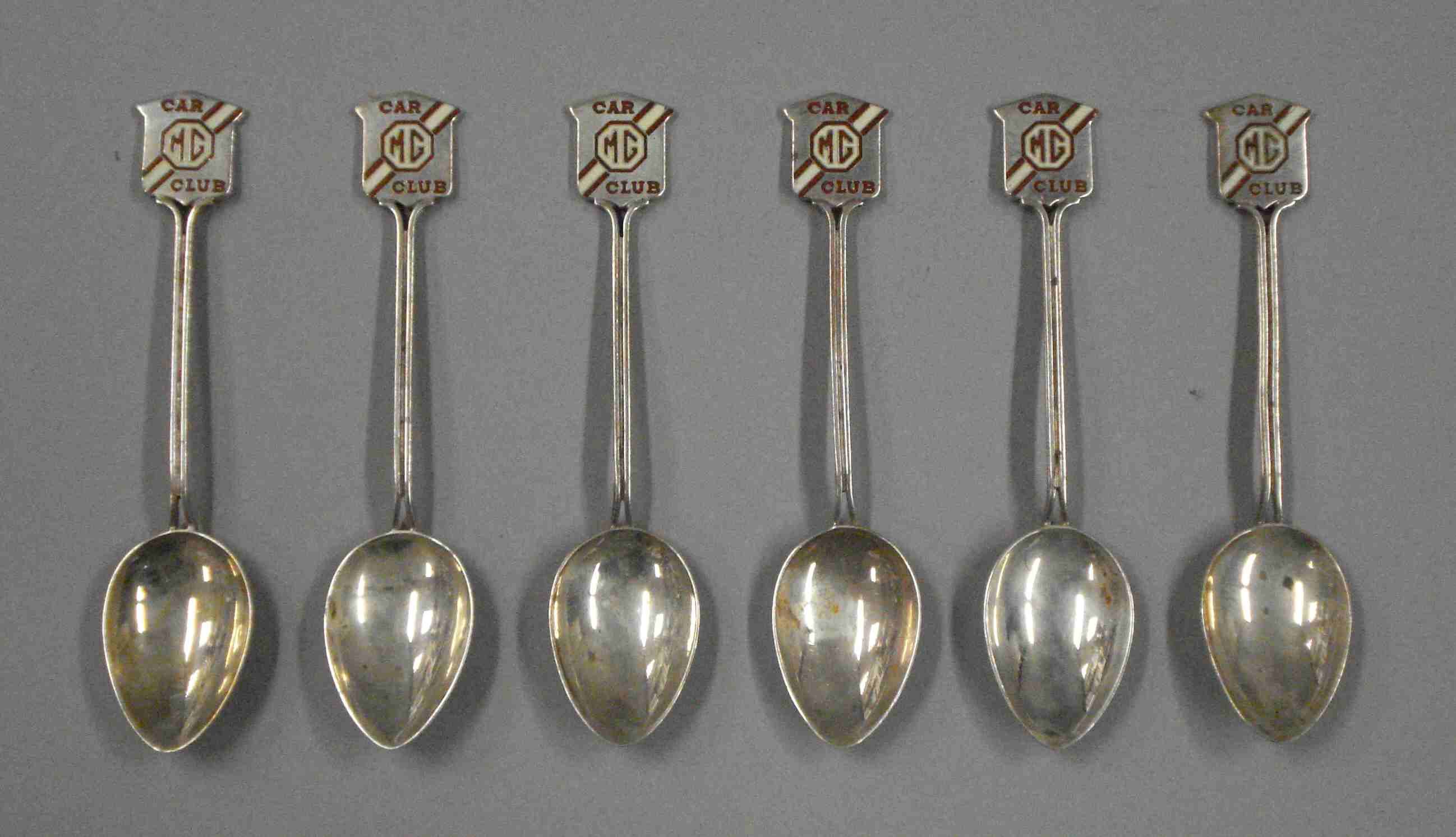 Bonhams Cars : Six MG Car Club spoons,