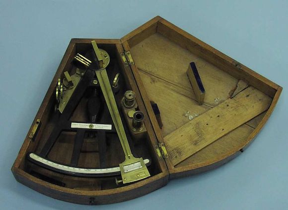 Bonhams : A Spencer, Browning & Rust ebony octant, circa 1830, 10in (25 ...