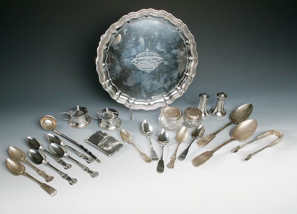Bonhams : A collection of silver