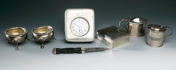Bonhams : A collection of silver