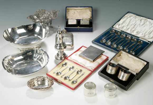 Bonhams : A collection of silver