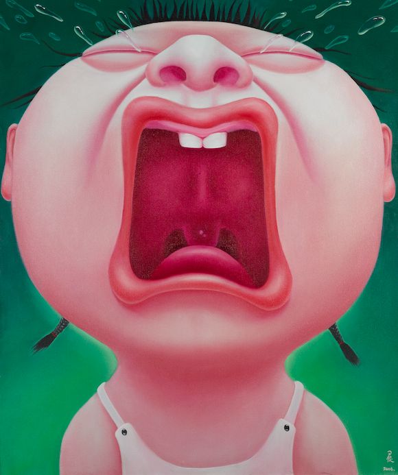 Bonhams : Yin Jun (Chinese, born 1974) 'Crying', 2006