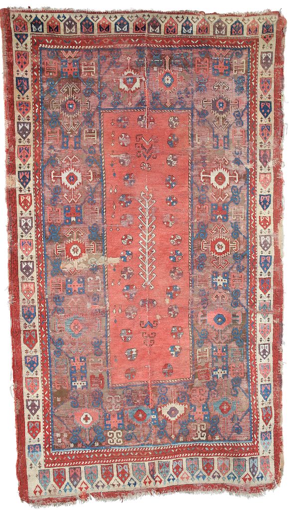 Bonhams : An East Anatolian rug 7 ft 11 in x 4 ft (211 x 122 cm) some ...